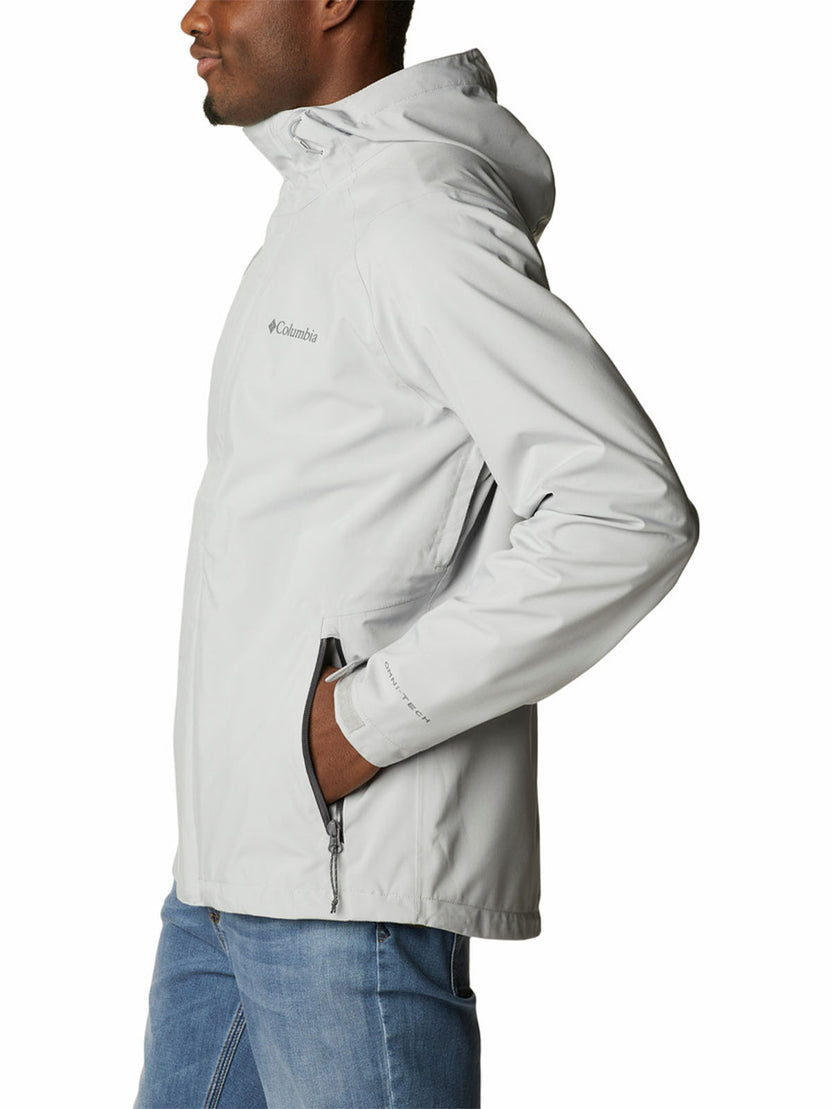 Impermeable Hombre Earth Explorer II Gris Columbia – Columbia Chile ...